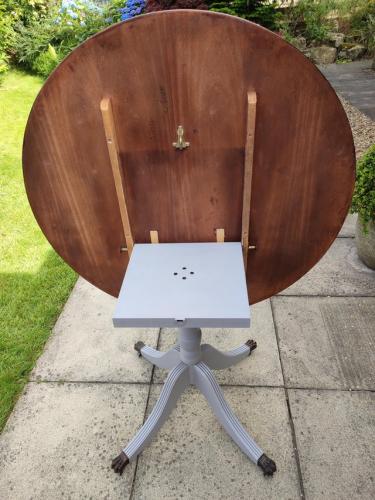 Round dining table with folding/pivoting top For Sale in Halifax, West ...