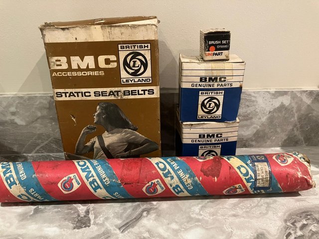 Genuine BMC Mini parts, Cam Shaft & Seat Belts For Sale in Grantham ...