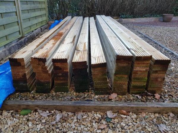 As New Wood Decking Boards For Sale in Broad Hinton, Wiltshire | Preloved