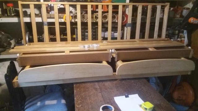 Good Condition Futon sofa bed flat Pack 2 storage draws unde For Sale ...