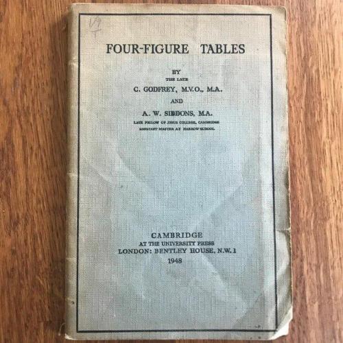 Vintage 1948 'Four-Figure Tables' paperback book. For Sale in Romney ...