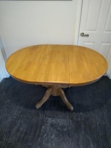 Solid wood extending Dining Table and 4 Chairs. BARGAIN For Sale in ...
