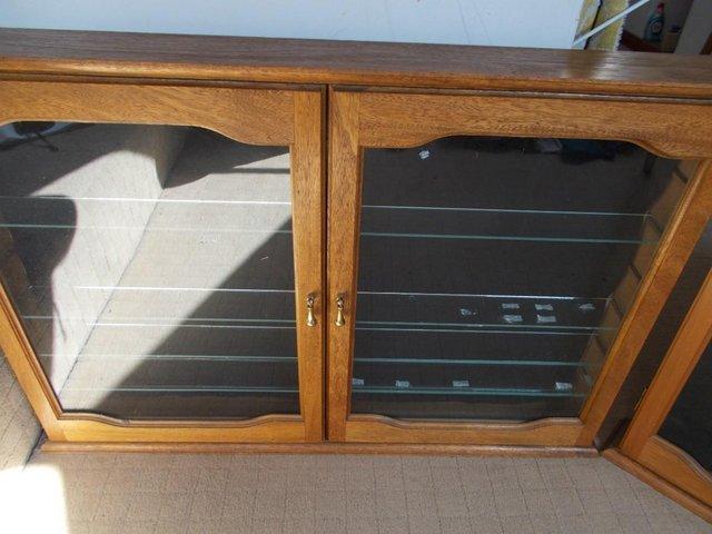 Solid Oak wall display cases, toys cars, collectibles £30 ea For Sale ...