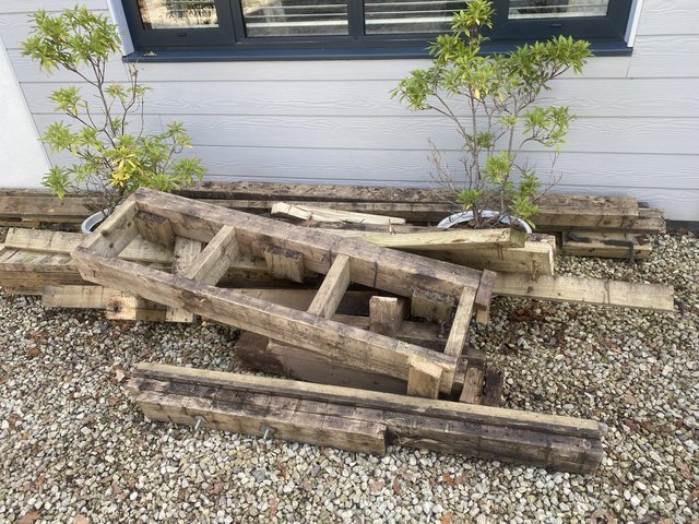 Used treated timber of various lengths For Sale in Leek Wootton | Preloved