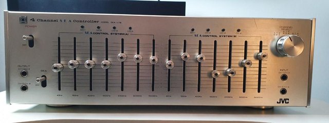 Vintage JVC SEA-V7E 4- Channel SEA Controller / Equalizer For Sale in ...