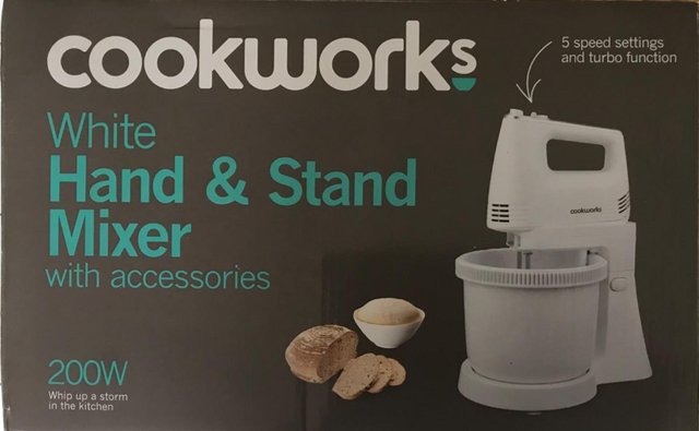 Hand and Stand Mixer complete kit by Cookworks For Sale in Congleton ...