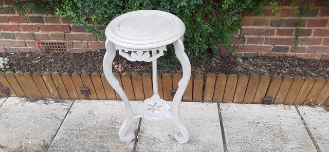 Small Round Painted Wooden Table For Sale in Walton On Thames, Surrey ...